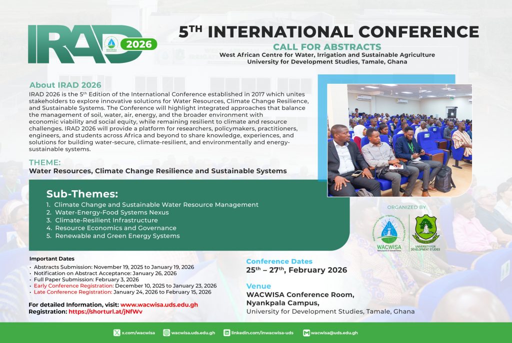 IRAD 2026 5th International Conference – WACWISA